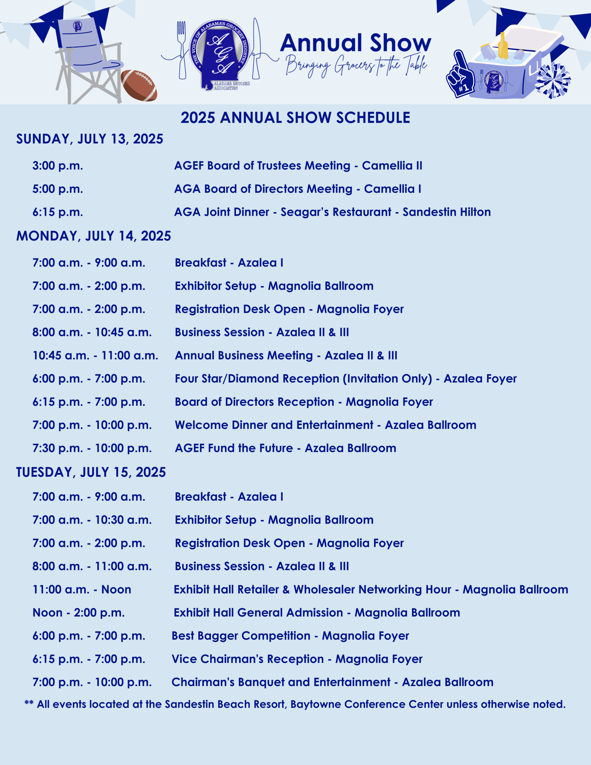 Annual Show Schedule – AGA